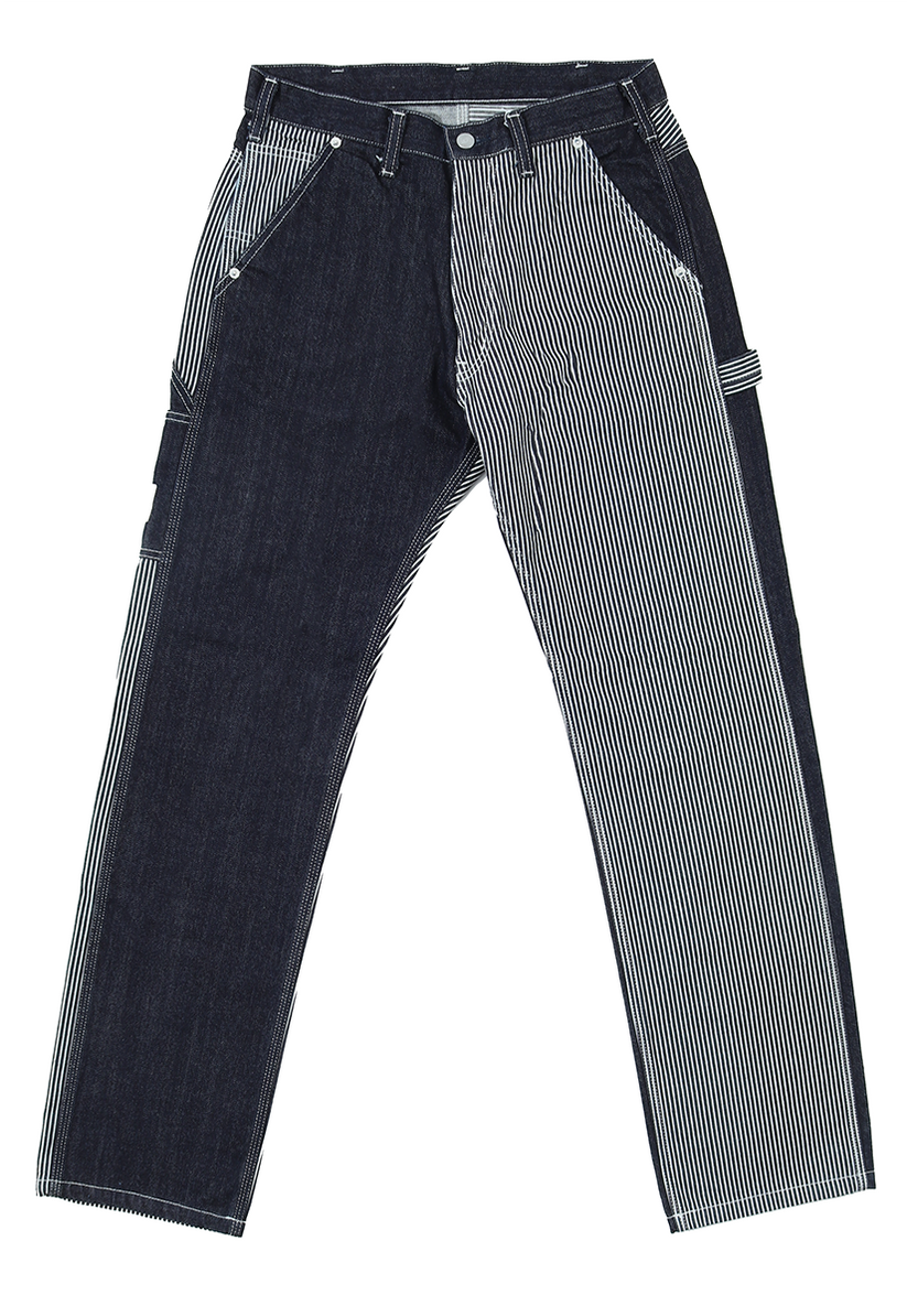 Denim Multi-Stripe Work Pants – KOJIMA GENES